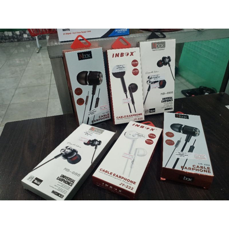Jual EARPHONE INBOX CABLE( EXTRA BASS ) | Shopee Indonesia
