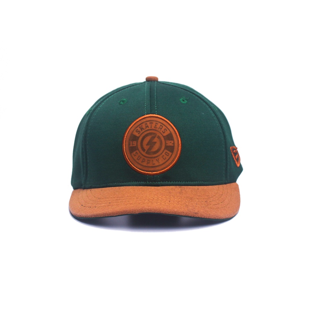 Jual TOPI BUILT UP SKATERS TH041 HIJAU COKLAT | Shopee Indonesia