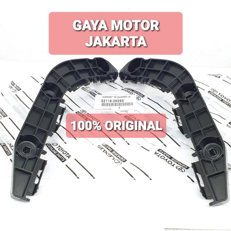 Jual Support Bracket Bumper Depan Kiri-Kanan Innova 52115/52116-0K090 ...