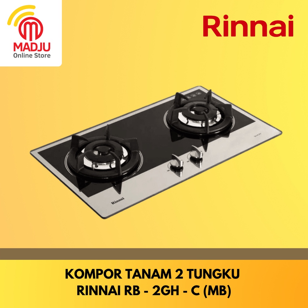 Jual Kompor Tanam 2 Tungku Rinnai RB - 2GH - C (MB) | Shopee Indonesia