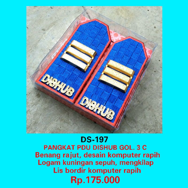 Jual ds-197 pangkat pdu dishub golongan 3 c jabatan struktural | Shopee ...