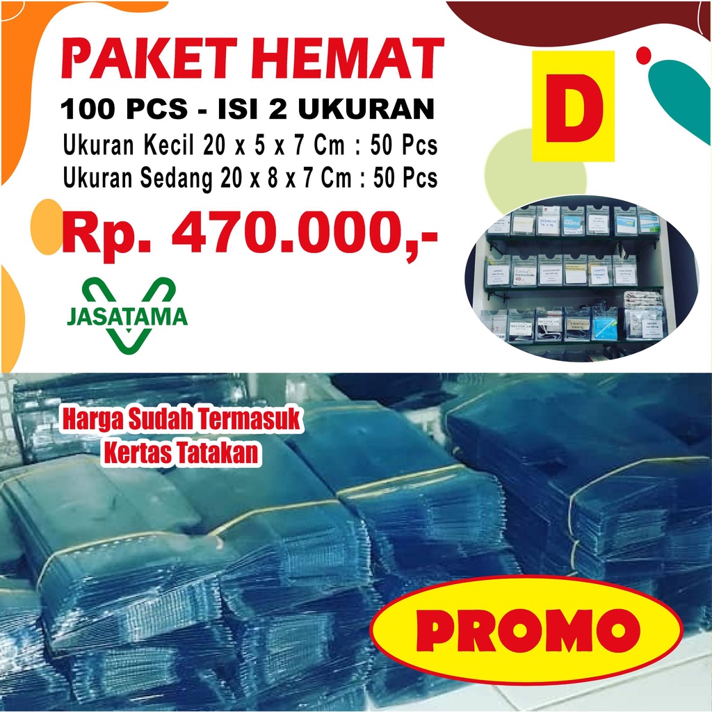 Jual Paket Hemat Kotak Obat Mika / Paket Kotak Mika Termurah isi 2 ...