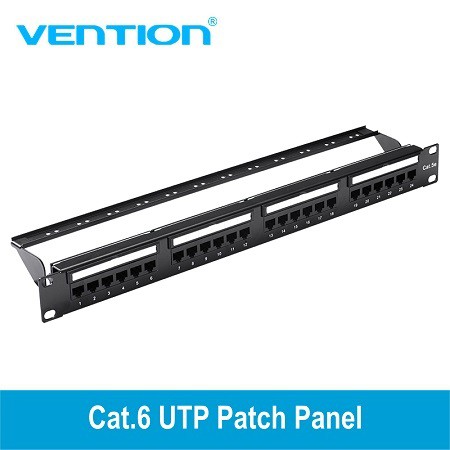 Jual NETWORK PATCH PANEL UTP CAT6 VENTION - KGA | Shopee Indonesia