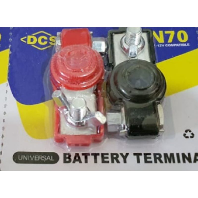 Jual kepala aki mobil klem terminal accu mobil N70 besar set tutup ...