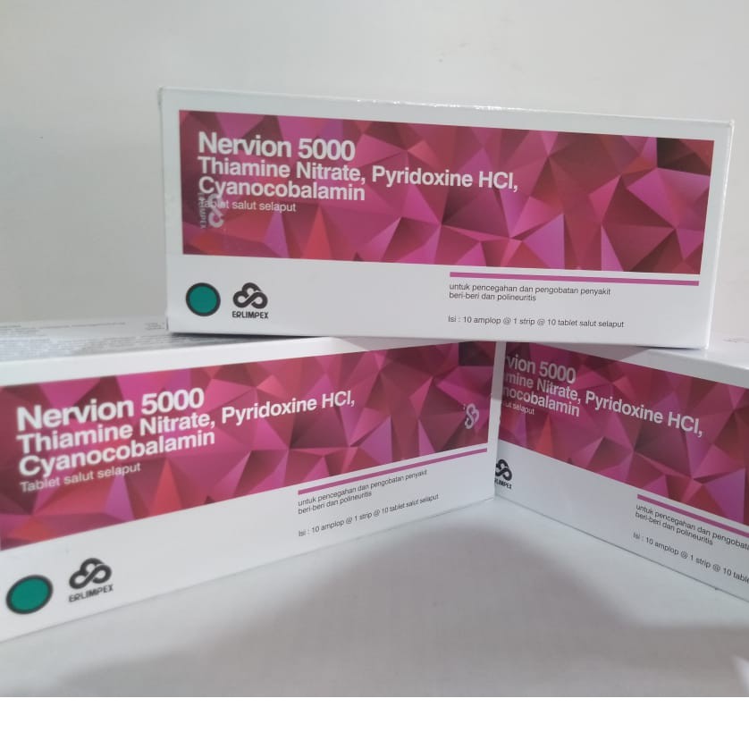 Jual Nervion 5000 Strip 10 Tablet - Erlimpex | Shopee Indonesia
