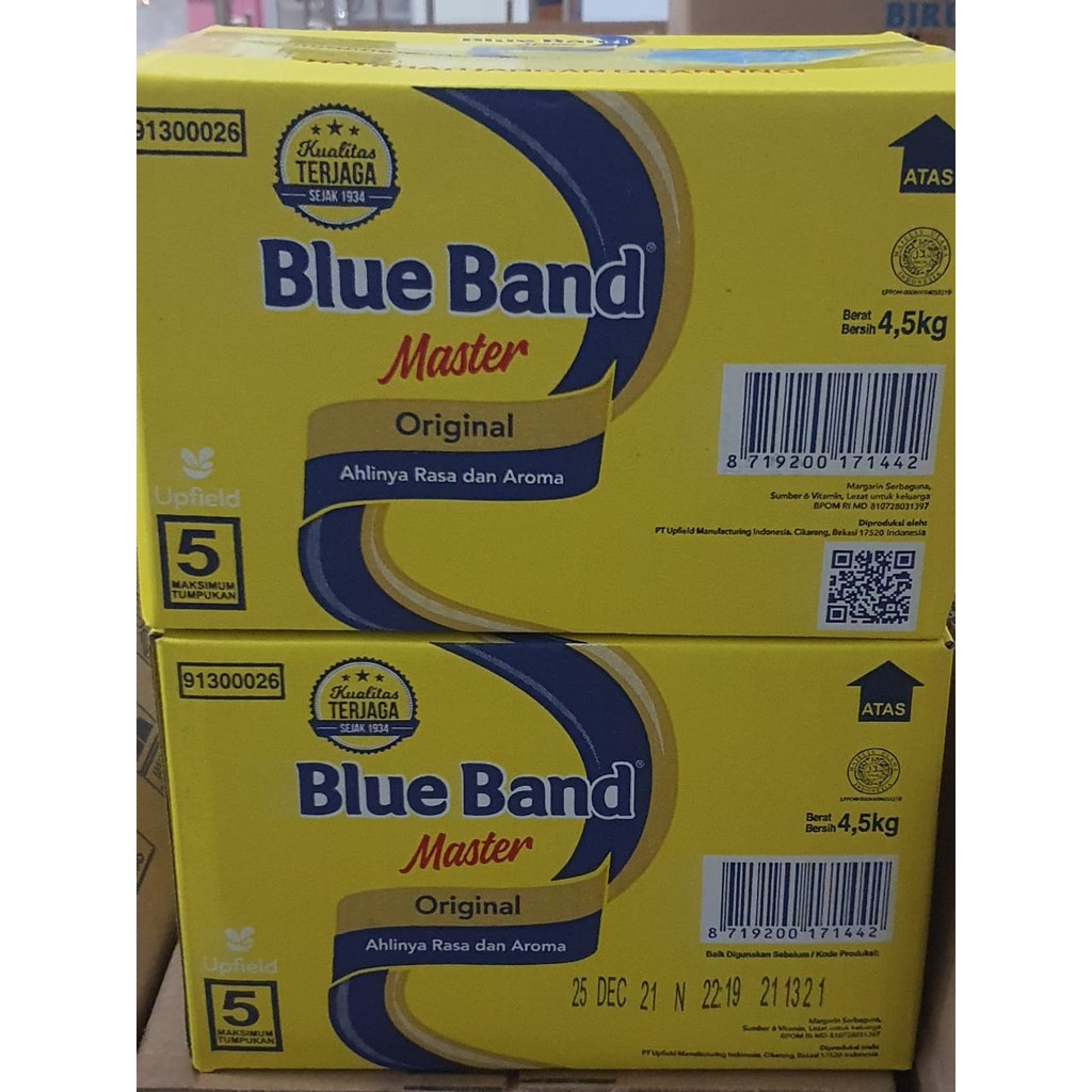 Jual BLUE BAND / BLUEBAND MASTER ORIGINAL KEMASAN 1 KG | Shopee Indonesia