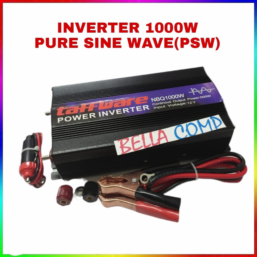 Jual INVERTER PSW/PURE SINE WAVE POWER INVERTER 1000 WATT 1000W 1600W DC 12V AC 220V 230V ...