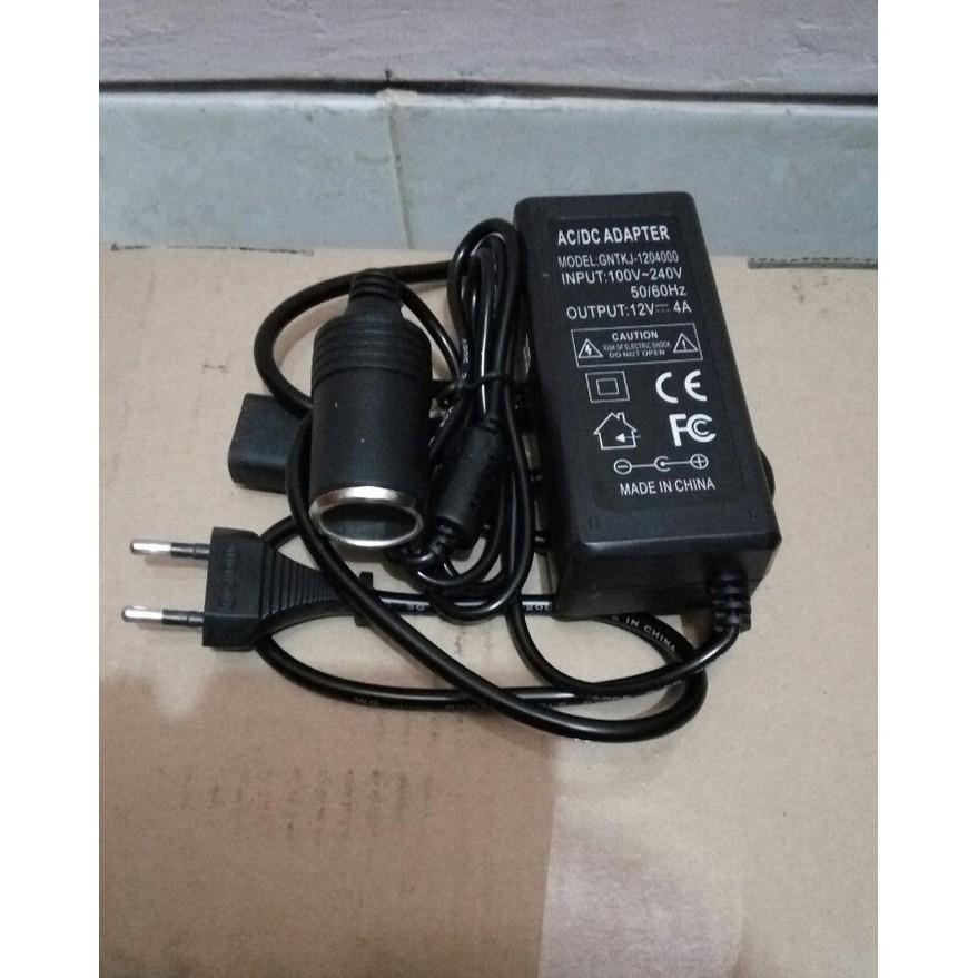 Jual Converter Adaptor Kompresor Mini (AC/DC) 220 Volt to 12 Volt ...