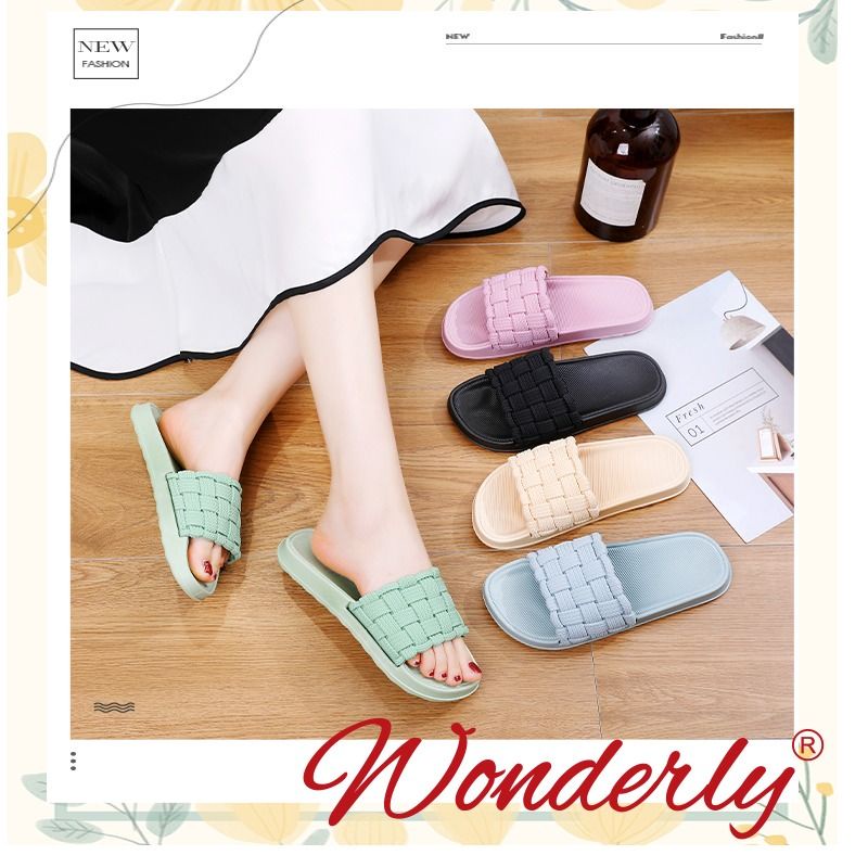 Jual V202-A42 [WONDERLY] Sandal Jelly Wanita Wonderly / Sendal Selop ...
