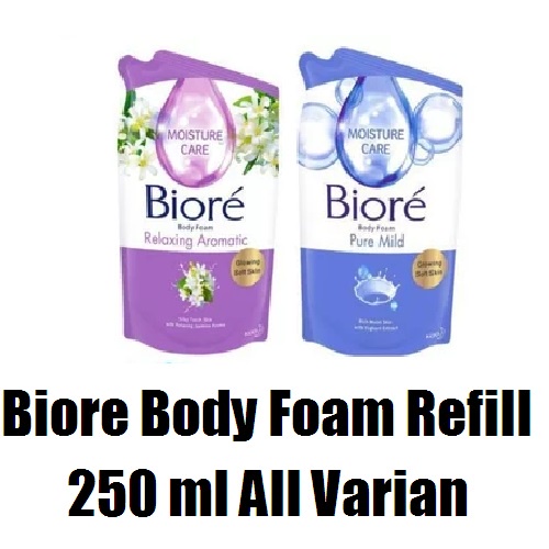 Jual Biore Body Foam Refill 250 ml All Varian | Shopee Indonesia