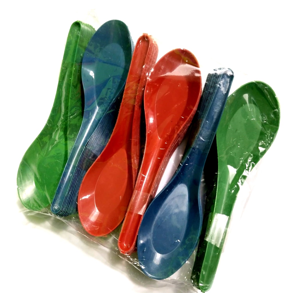 Jual Sendok bebek plastik / sendok makan plastik isi 144pcs | Shopee ...