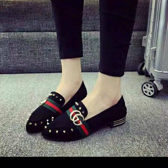 Jual SEPATU FLAT WANITA REPLIKA GUCCI LEBAH BEE MURAH FLATSHOES CEWEK ...