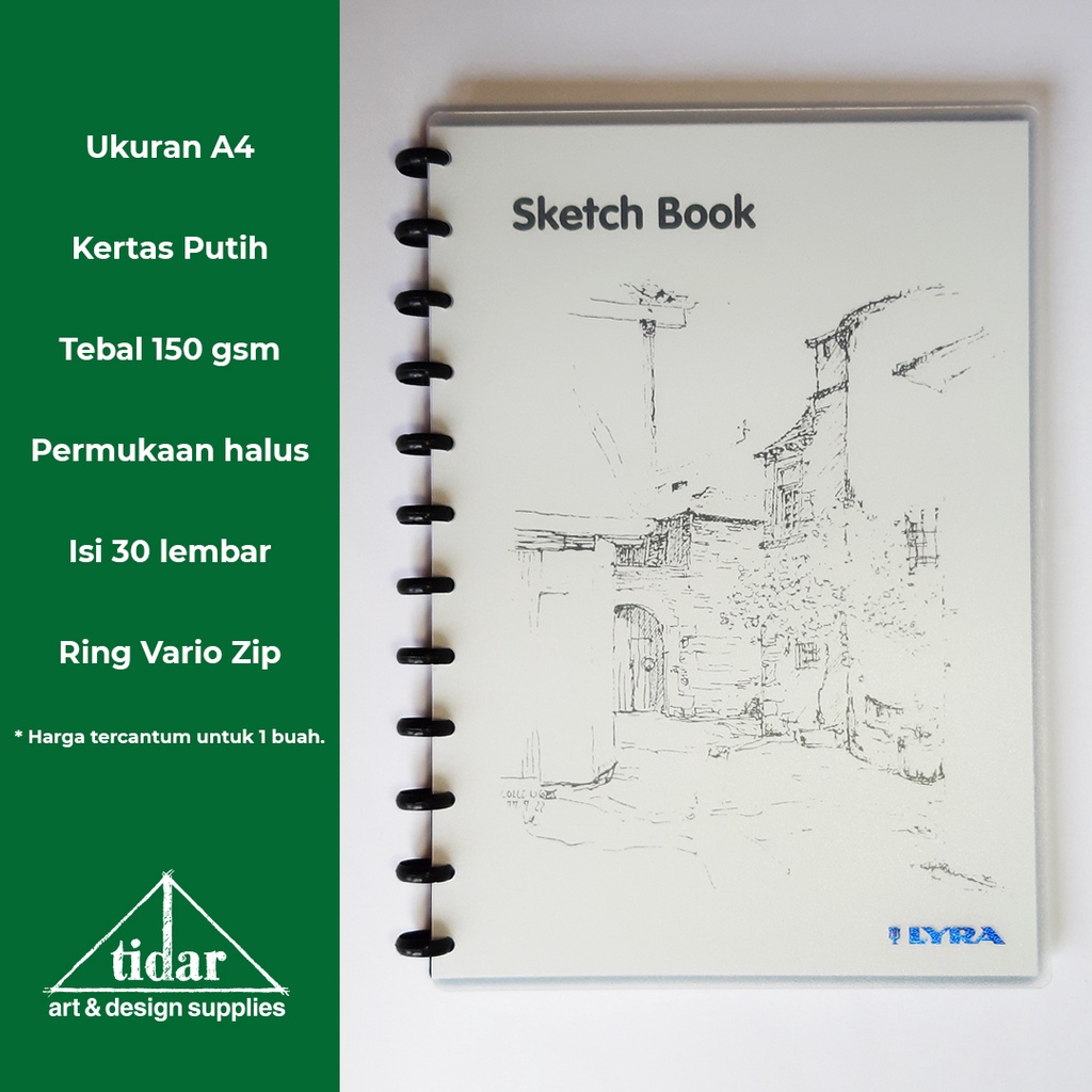 Jual Lyra Sketchbook Ring A4 - Buku Gambar - Sketsa / Sketch - Drawing ...