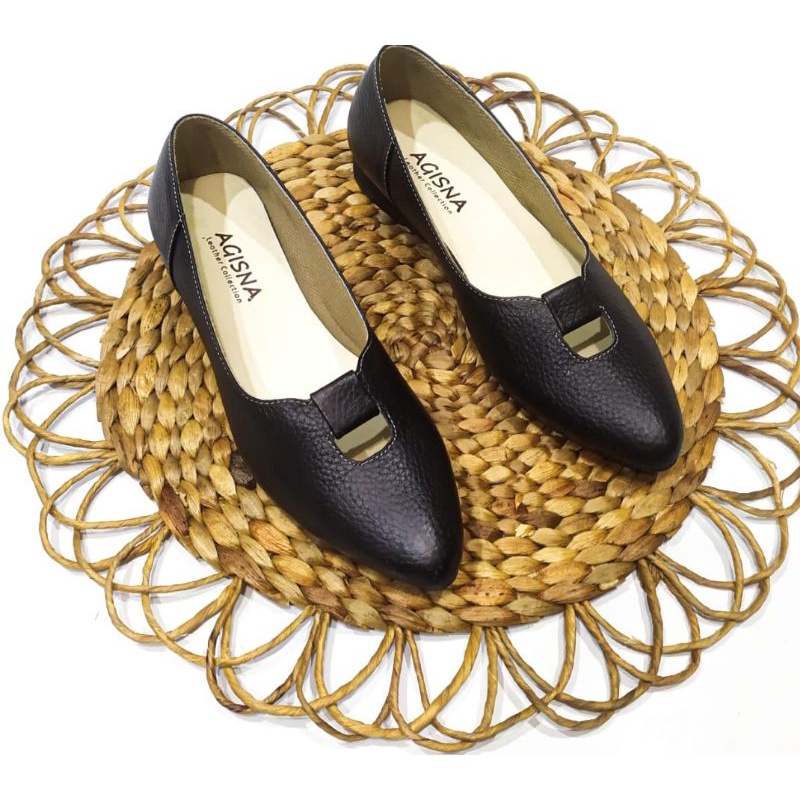 Jual sepatu kulit garut model kokop bolong | Shopee Indonesia