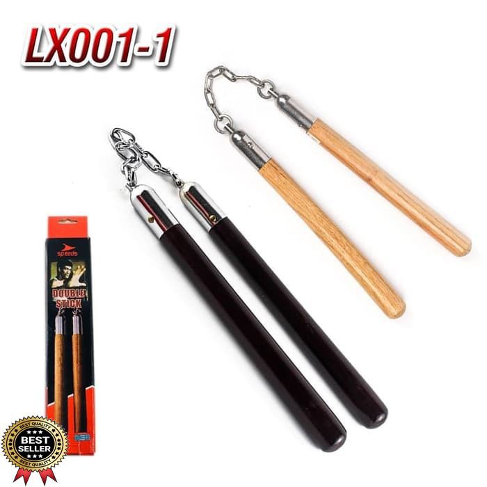 Jual Nunchaku Double Stick Dobel Stick Ruyung Kayu 30cm Speeds LX 001-1 ...