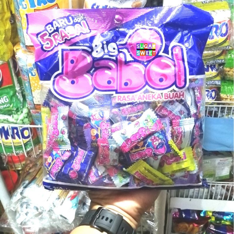 Jual Permen Karet Big Babol Rasa Aneka Buah (5 Rasa) Kemasan Besar isi ...