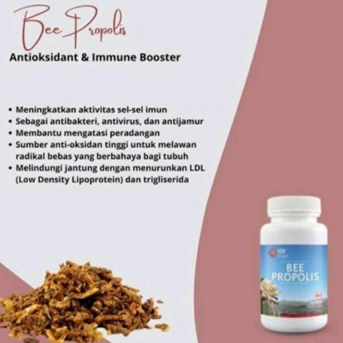 Jual TERMURAH!! Bee Propolis HDI 60 TABLET 2024 IMUN, ANTI VIRUS ...