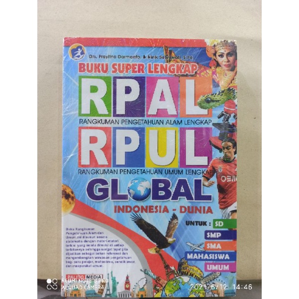 Jual Buku Super Lengkap RPAL RPUL GLOBAL Untuk SD, SMP, SMA & Umum ...