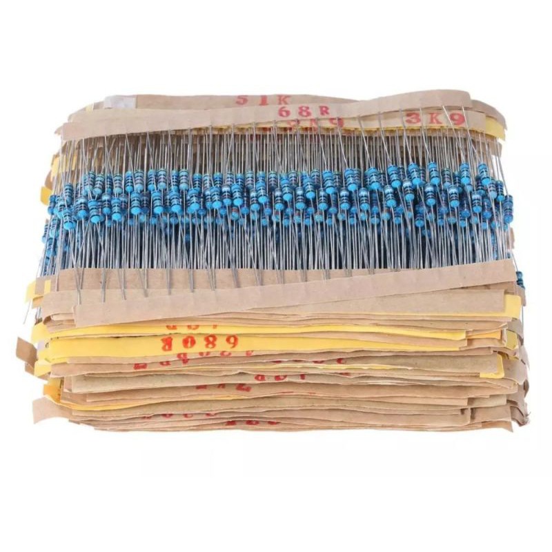 Jual Paket resistor metal film 1/4 watt komplit isi 2000pcs | Shopee Indonesia
