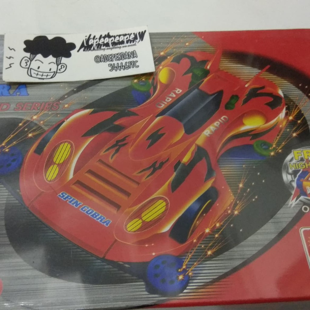 Jual Tamiya Let's & Go Spin Cobra Merk Image Mini 4 WD Mini4WD Murah ...