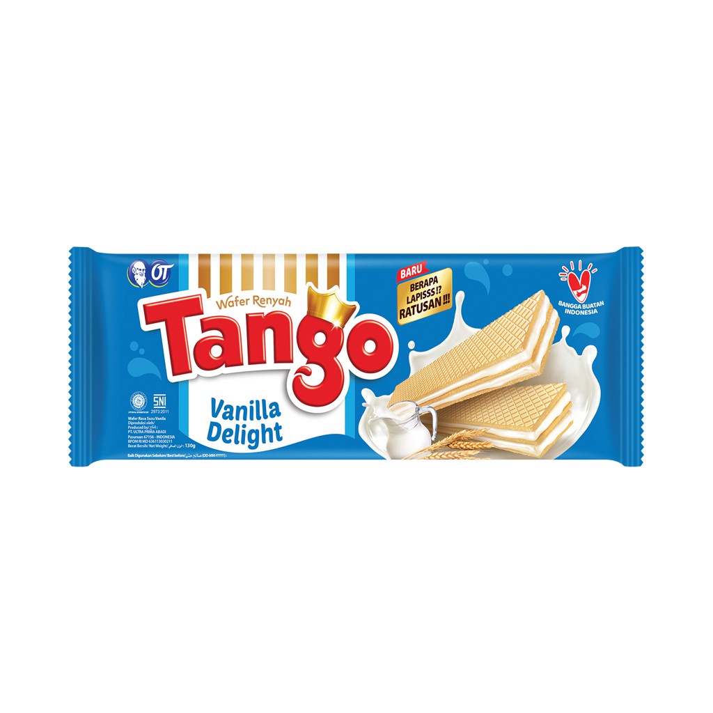 Jual WAFERS | TANGO WAFER VANILLA 110G | WAFER & BISKUIT | Shopee Indonesia