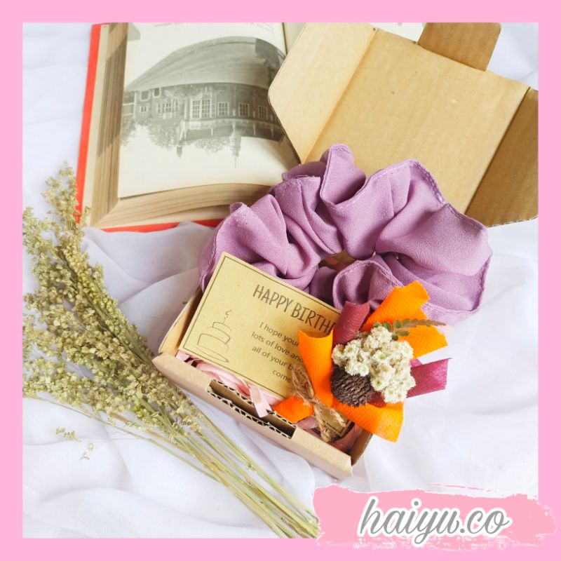 Jual [READY] Gift Box Scrunchie Jumbo Hampers kado Cewek Ulang tahun ...