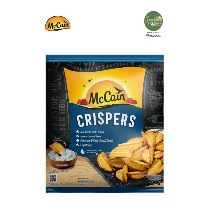 Jual Kentang McCain Potato Crispers Fries 400gr | Shopee Indonesia