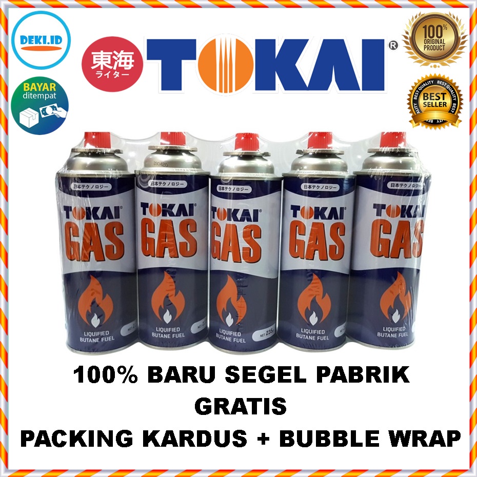 Jual Tokai Gas Portable Jepang Tabung Mini Kompor Kecil Kaleng 235 gr ...