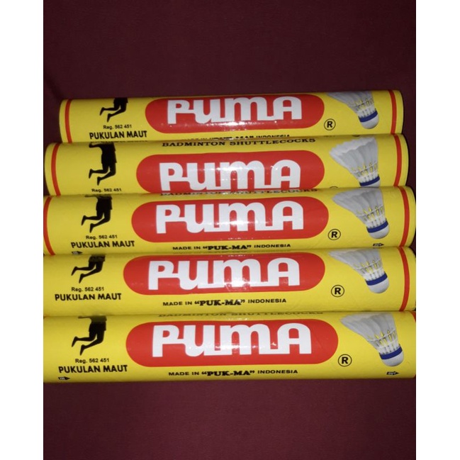 Jual shuttlecock PUMA Kuning | kok puma kuning | kok pukulan maut ...