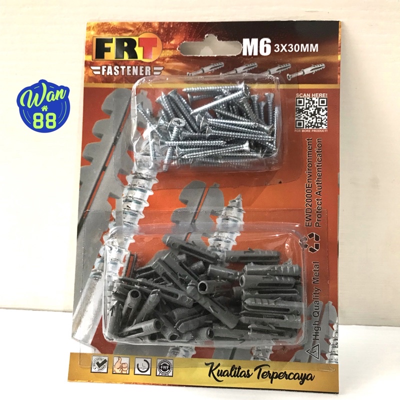 Jual Viser + Skrup FRT M6 3 x 30 mm | Shopee Indonesia