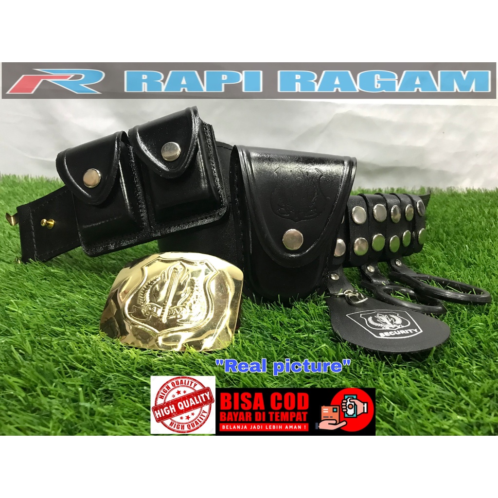Jual Kopel SATPAM lengkap kulit asli | Shopee Indonesia