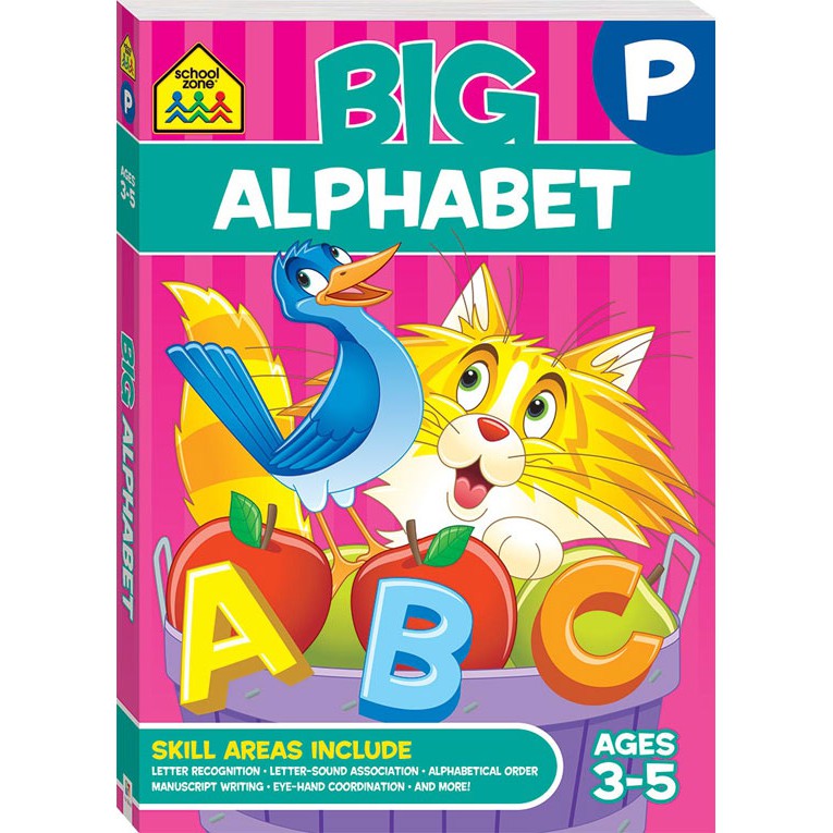 Jual School Zone BIG ALPHABET Workbook (Ages 3-5) | Shopee Indonesia