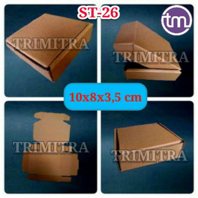 Jual KOTAK KARDUS ST-26 KARTON BOX COKLAT POLOS PACKING KEMASAN ...