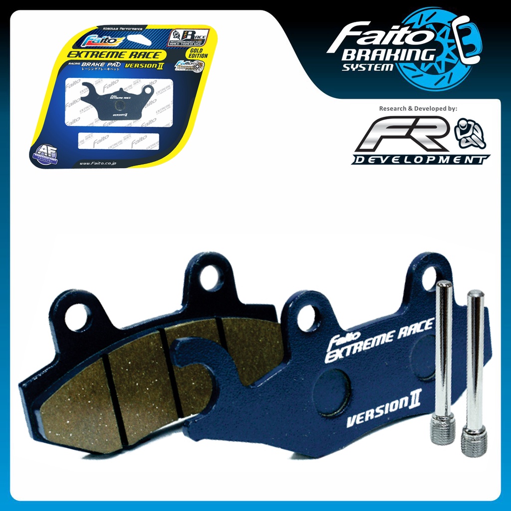 Jual FAITO Extreme Race V2 Kampas Rem Depan Ninja 250 / Ninja 150 ...