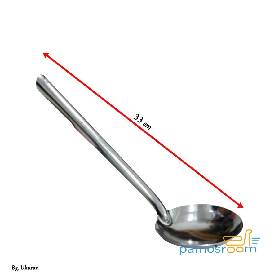 Jual Pamosroom Irus Stainless Tebal Centong Sayur Soup Ladle Stainless ...