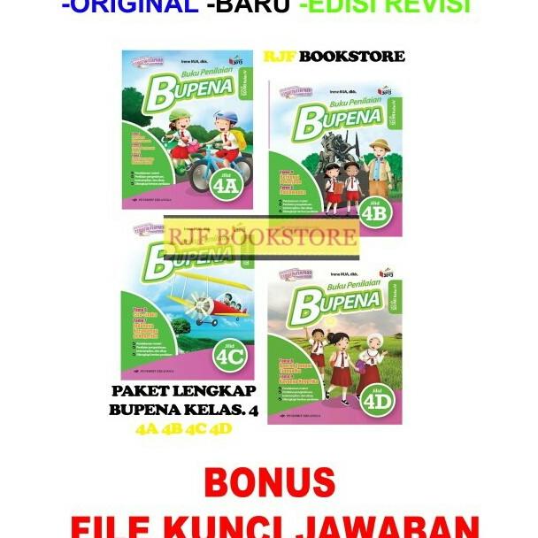 Jual PAKET LENGKAP BUPENA (BK. PENILAIAN) 4A,4B,4C,4D/K13N PLUS KUNCI JAWAN | Shopee Indonesia