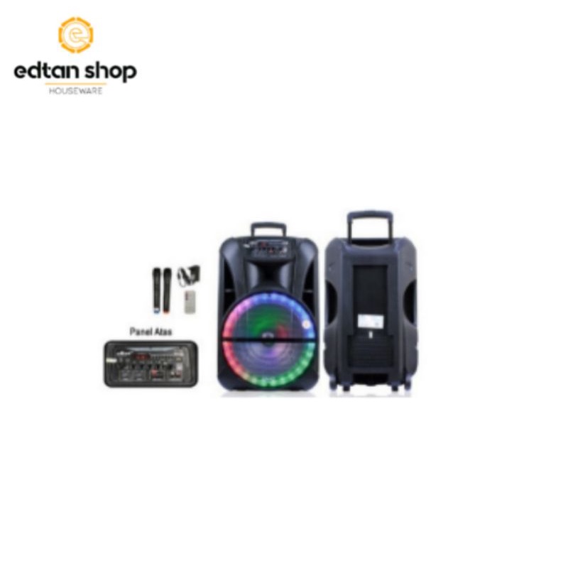 Jual Speaker Aktif Dat Dt 1535 Party Led 15inch Bluetooth Usb New 2022
