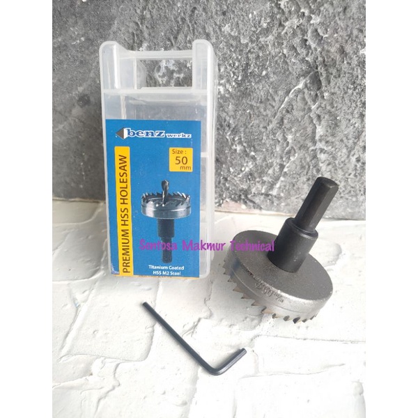 Jual BENZ 50 MM Hole Saw Besi HSS Mata Bor Pembolong Besi 50mm | Shopee ...