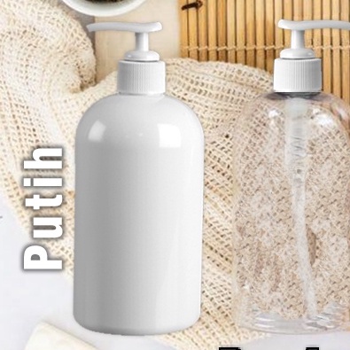 Jual Botol Sabun Cair 500 ml Style Bend Melengkung Botol Pompa Pump ...