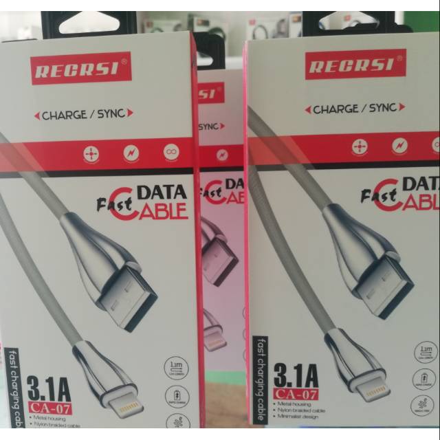 Jual Kabel Data Fast Charging 3,1A merk REGRESI. | Shopee Indonesia