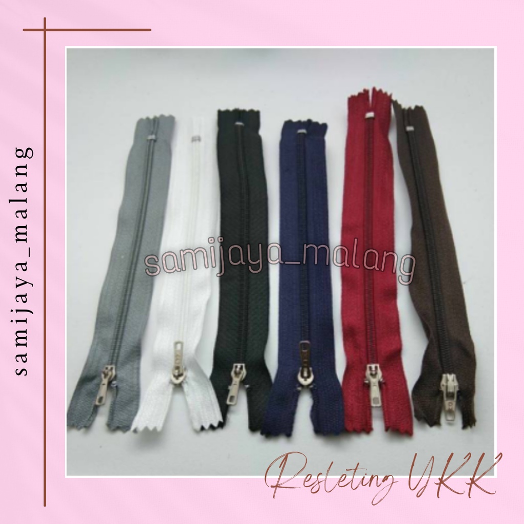 Jual Resleting YKK CFC-39 ukuran 15 cm / 6 inch, harga perlusin | Shopee Indonesia
