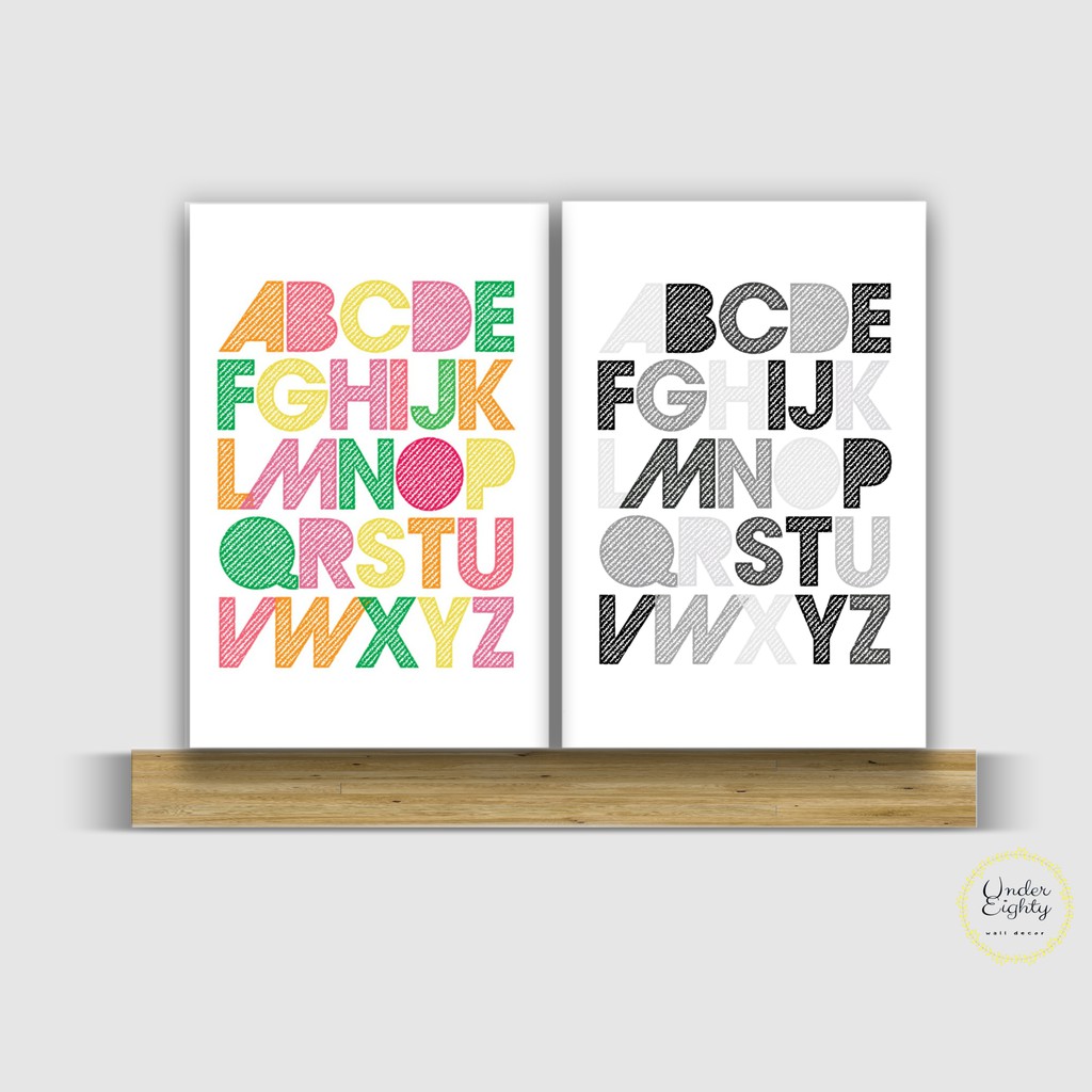 Jual Walldecor Anak ABC Kids / Dekorasi Kamar Anak / Hiasan Dinding ...