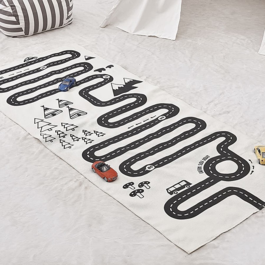 Jual Karpet anak jalan raya main mobil scandinavian road playmat ...