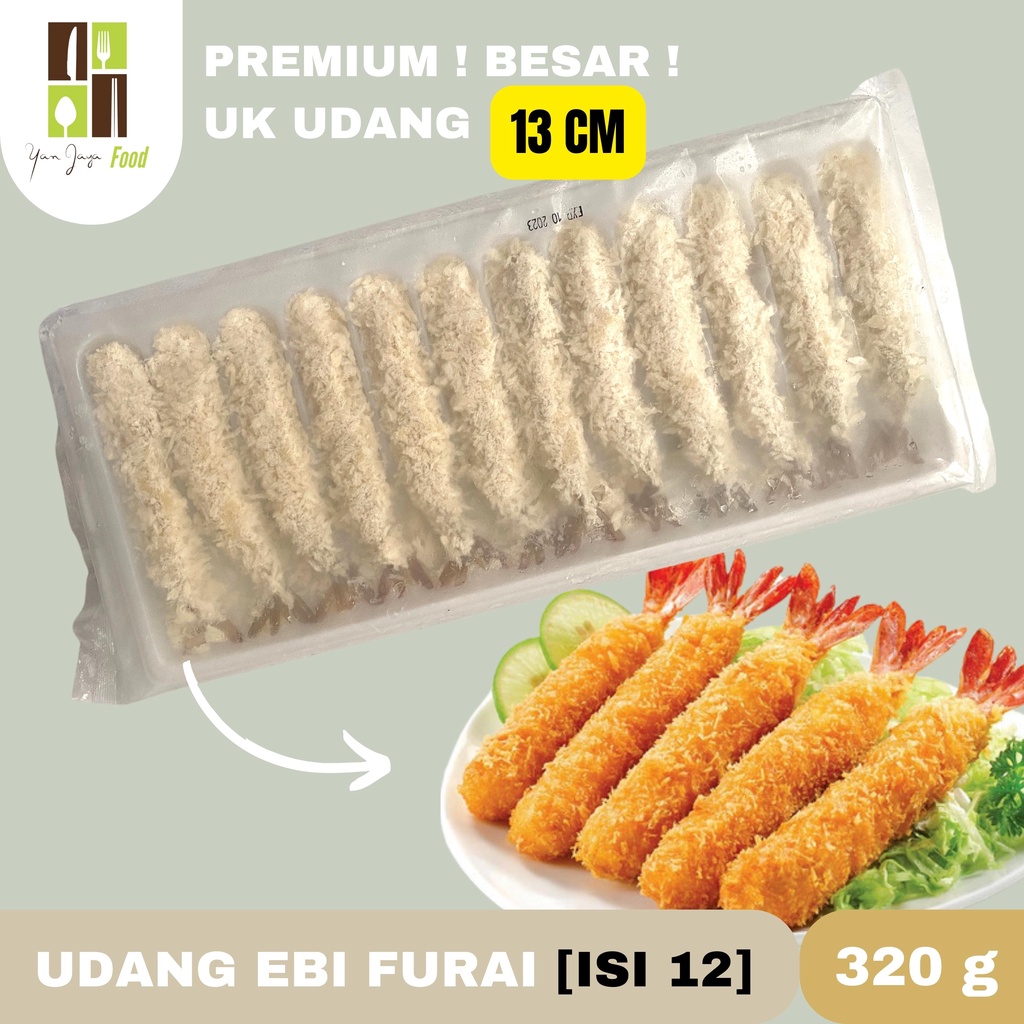 Jual Ebi Furai Udang Tempura Size Besar isi 12 [320g] | Shopee Indonesia