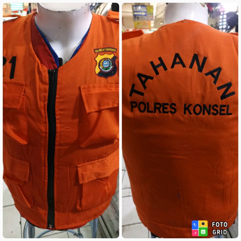 Jual rompi vest tahanan | Shopee Indonesia