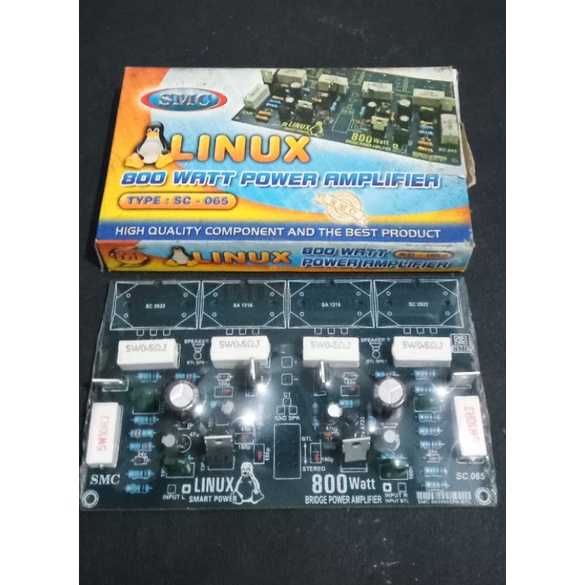 Jual LINUX 800 Watt Power Amplifier SAFARI Mode BTL / Stereo | Shopee ...