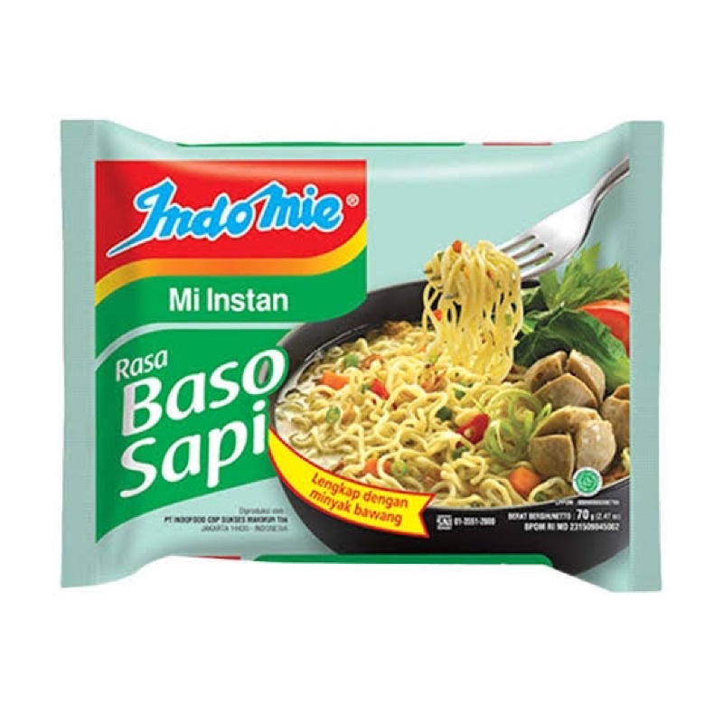 Jual Indomie Rasa Baso Sapi Mi Instan [70 gr] | Shopee Indonesia