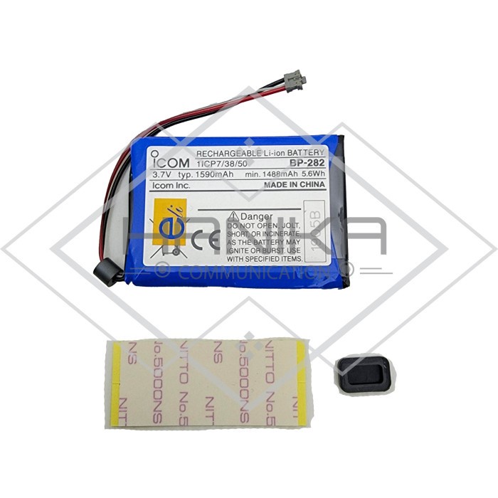 Jual Icom BP-282 Baterai HT IC-M25 Marine 1590mAh Ori Baru BP282 ICM25 ...