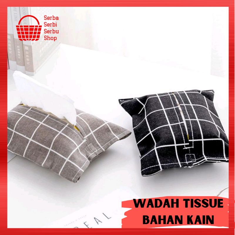 Jual WADAH TISU KOTAK TEMPAT TISSUE KANTONG TISUE BAHAN KAIN PRAKTIS ...