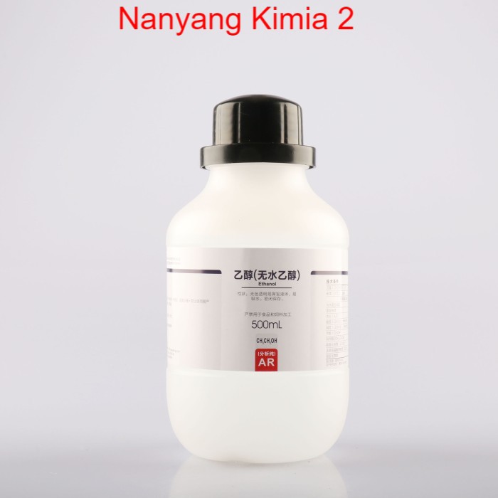 Jual Ethanol Absolute, Analytical Reagent (AR) 500ml | Shopee Indonesia